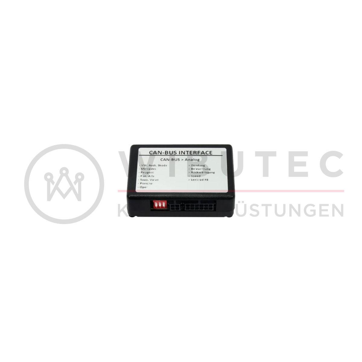 CAN BUS Interface (digital auf analog/Quadlock auf ISO) für Audi/VW/S ...