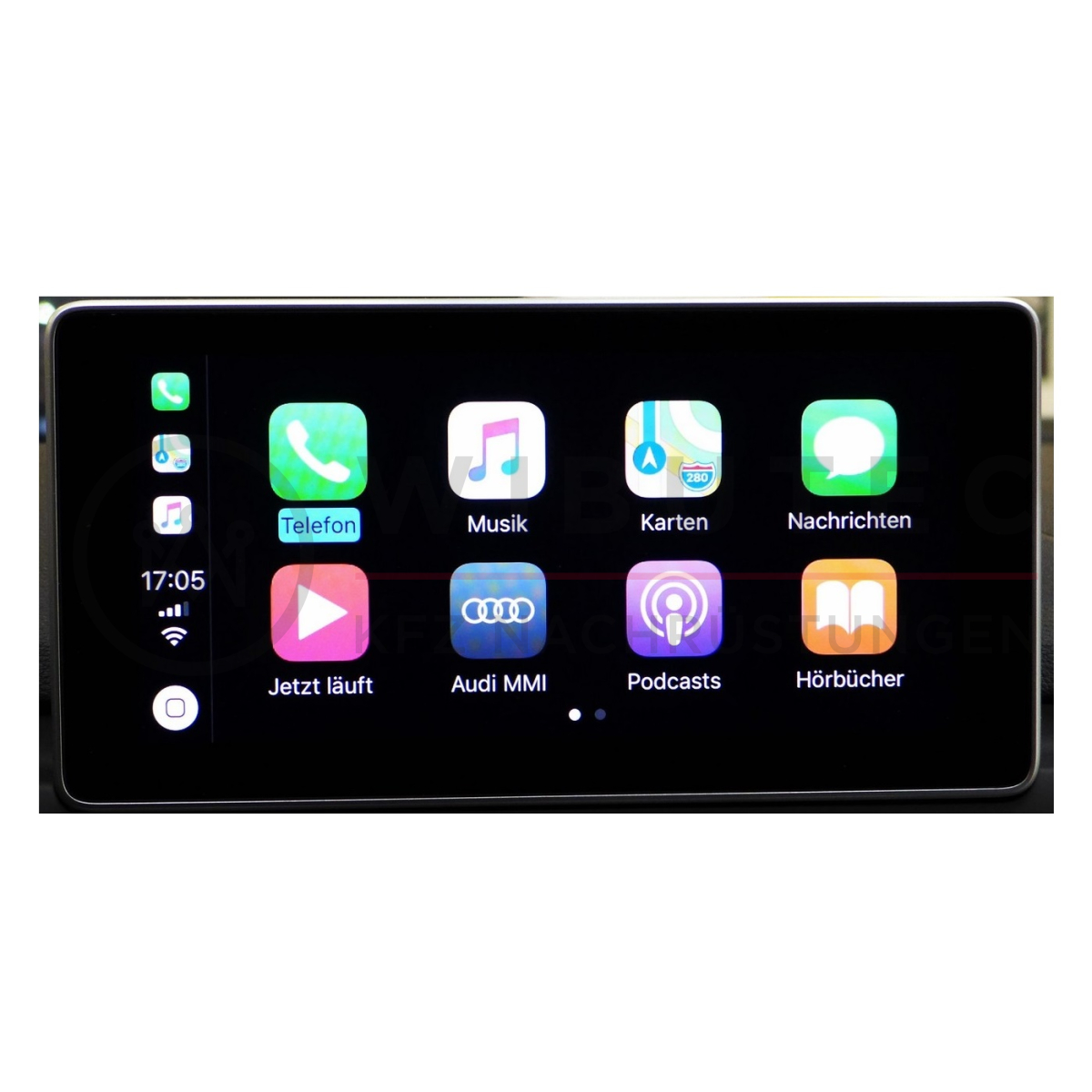 AUDI Q3 F3 Smartphone Interface CarPlay Nachrüstpaket - Wibutec KFZ-N ...