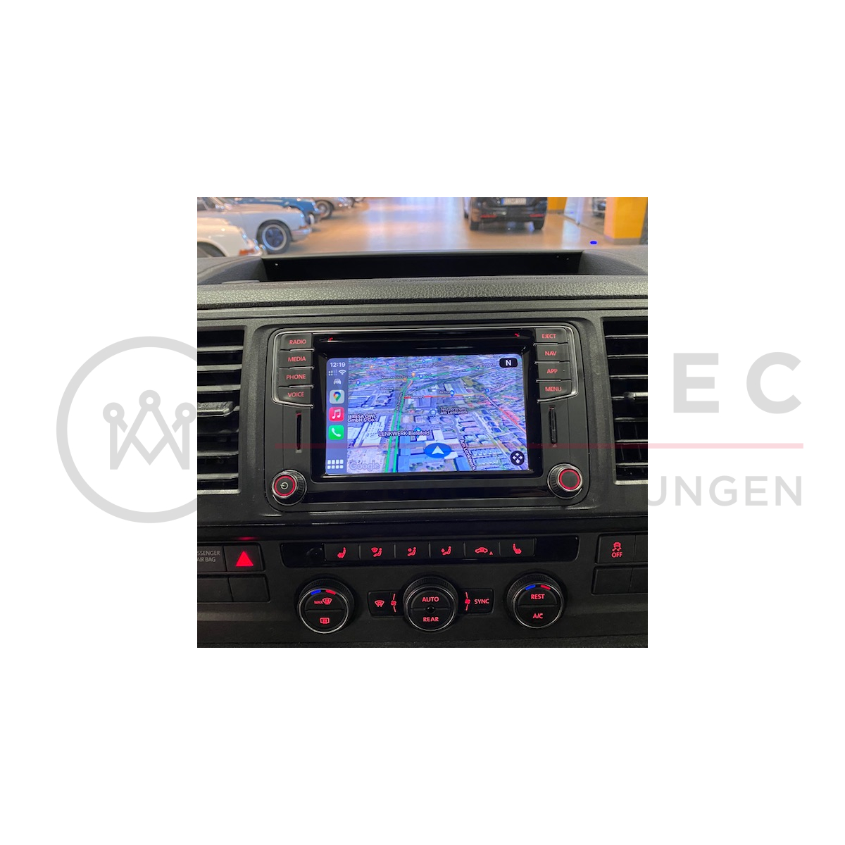 VW T6 Nachrüstsatz Apple CarPlay, Android Auto, MirrorLink, App Conne ...