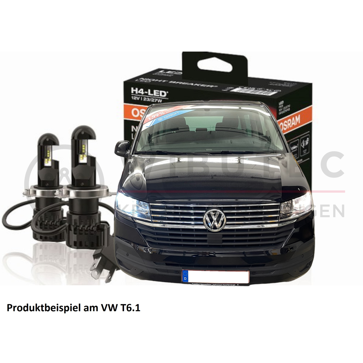 Land Rover Defender 1984-2016 Nachrüstsatz H4 LED SMART Lampenset Osr ...
