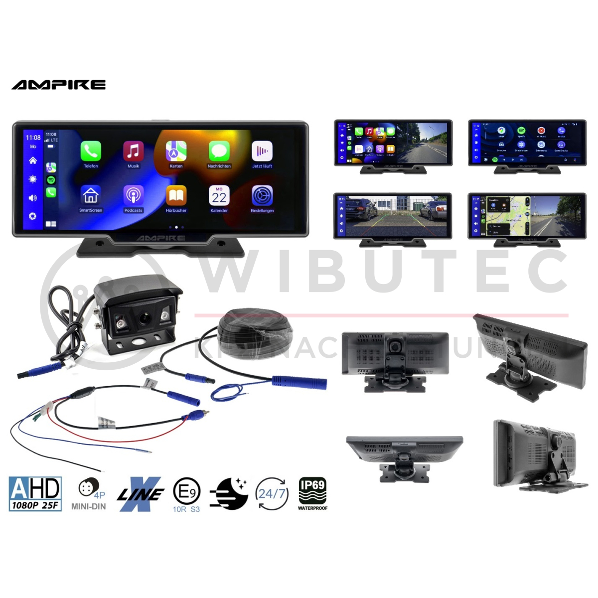 Mercedes Sprinter W907 W910 Pickup Retrofit Kit Rear View Camera, App ...